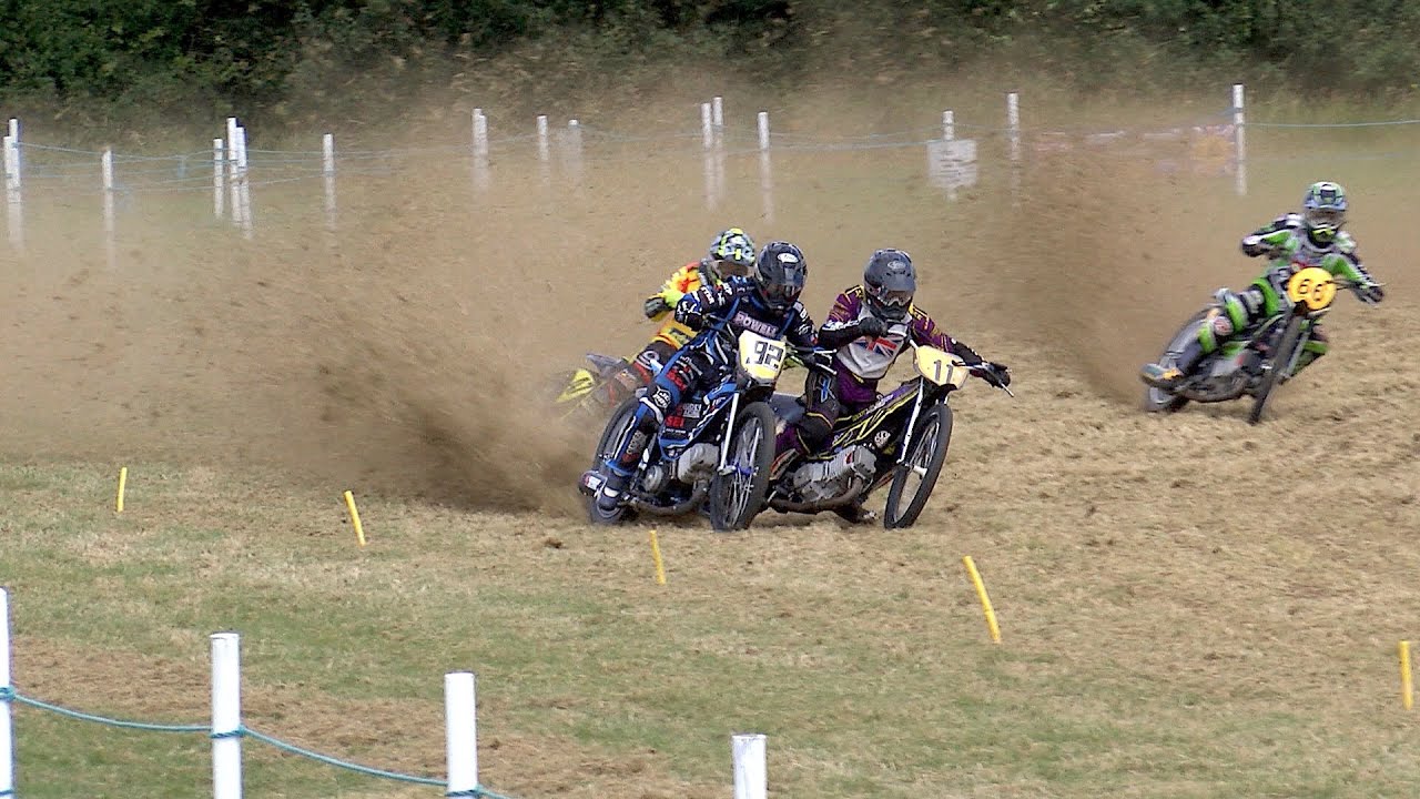HOT HEAT 2 - 2019 BRITISH GRASSTRACK CHAMPIONSHIPS - 500cc SOLO'S - YouTube
