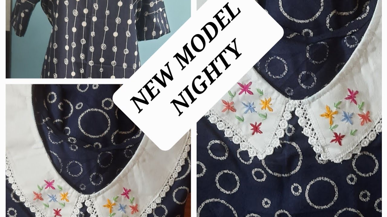 New model nighty neck design 👌👌👌 - YouTube