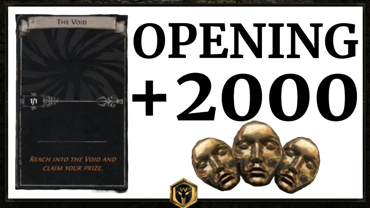 I Opened 2000 The Void Cards – Was It Worth 4000 Chaos? (Secrets of the ...