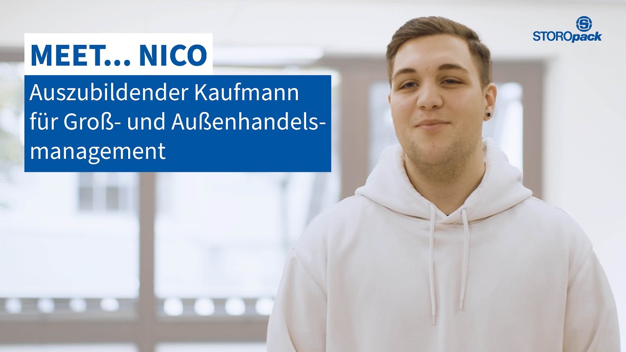 MEET… Nico - Auszubildender Kaufmann für Groß- und ...