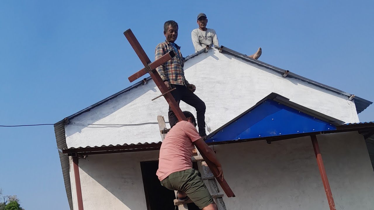 Photos and videos from the beginning of building the church, new ...