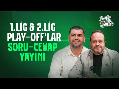 CANLI | 1. Lig Ve 2.Lig Özel Soru-Cevap Yayını | Çorum FK, Erzurumspor, Amedspor, Mardinspor...