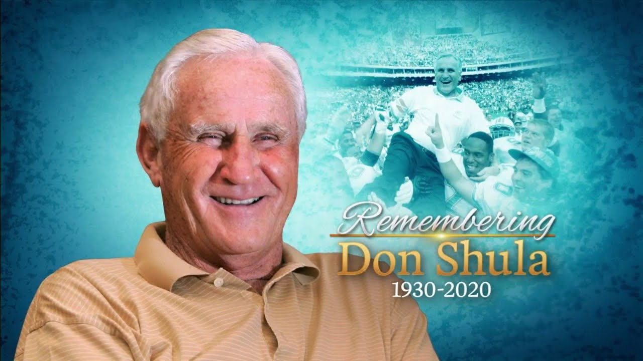 Dolphins host celebration of life for former coach Don Shula - YouTube