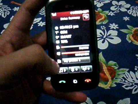 LG KM555 Mobile Phone review - YouTube