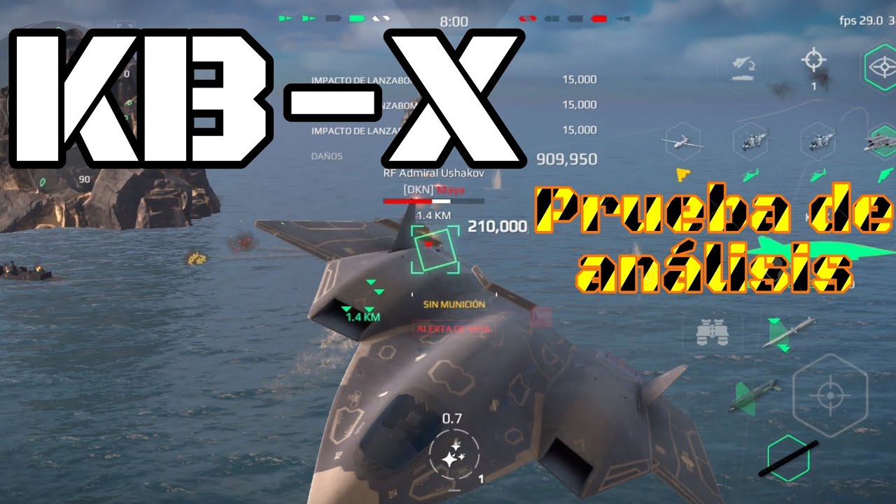 bombardero KB-X batalla para análisis (gameplay) - YouTube