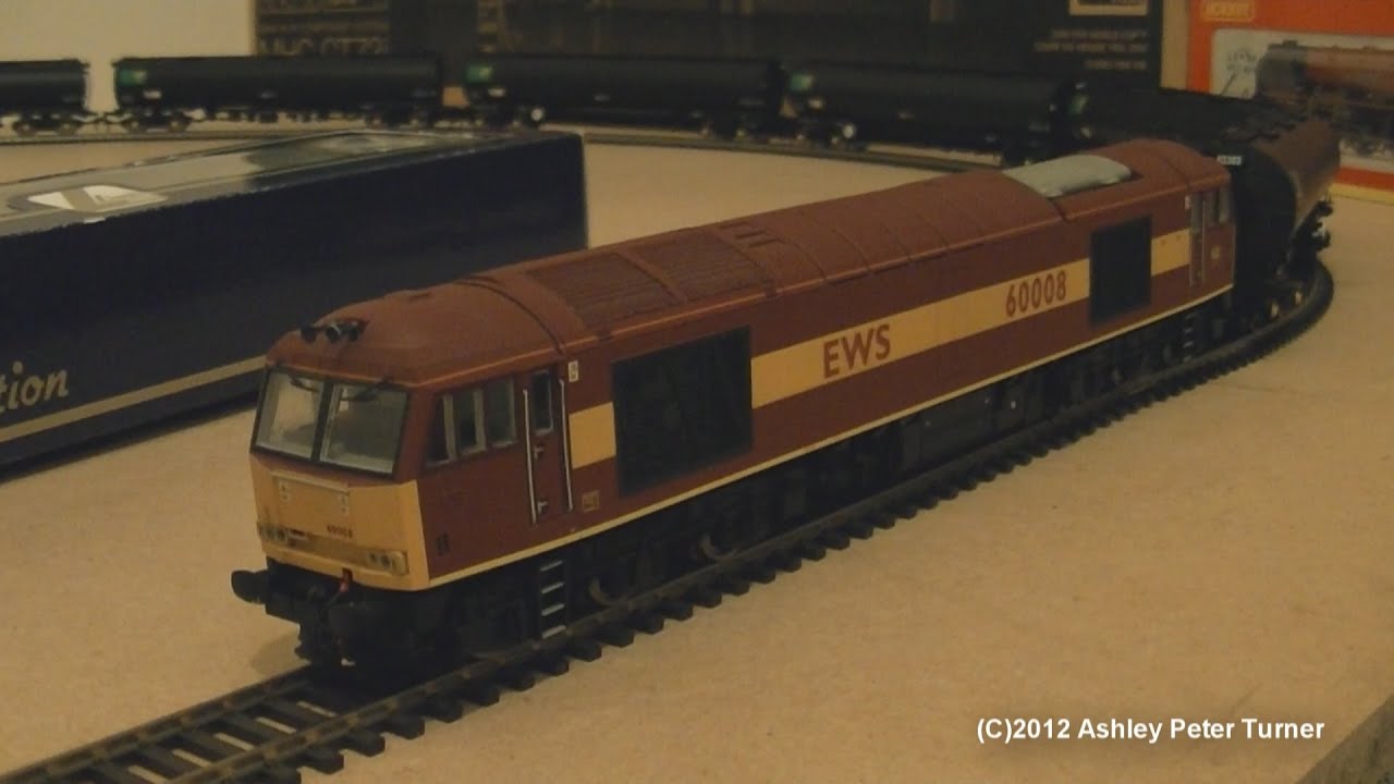 Hornby | Class 60 Diesel Locomotive | 60008 EWS | Code 3 Repaint | OO ...
