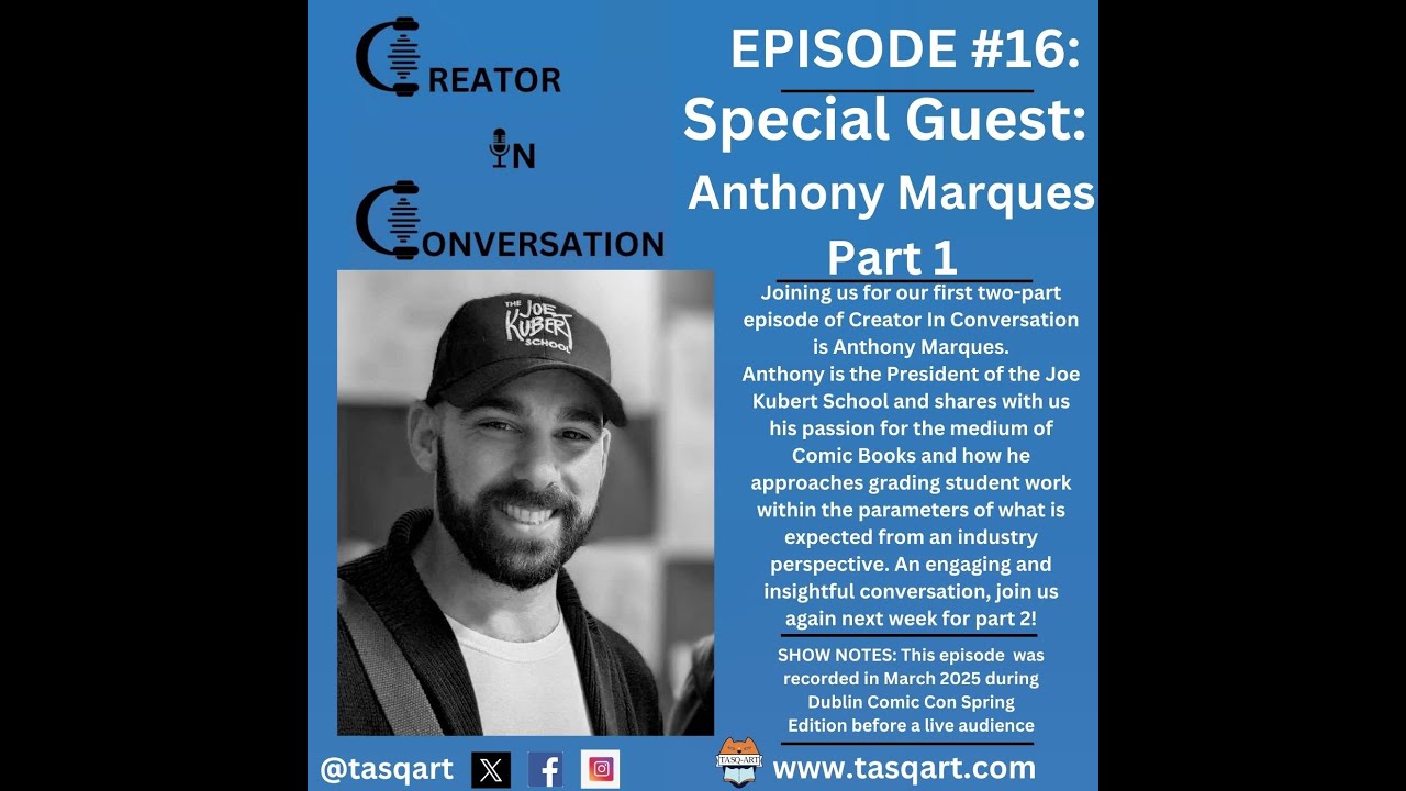 Creator In Conversation- Episode #16: Anthony Marques Part 1 - YouTube