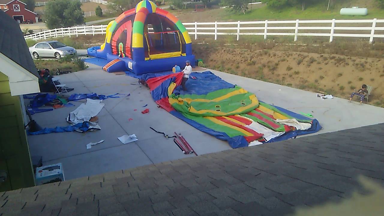 Raw video - SAMSON inflatable rolling machine start to finish - YouTube