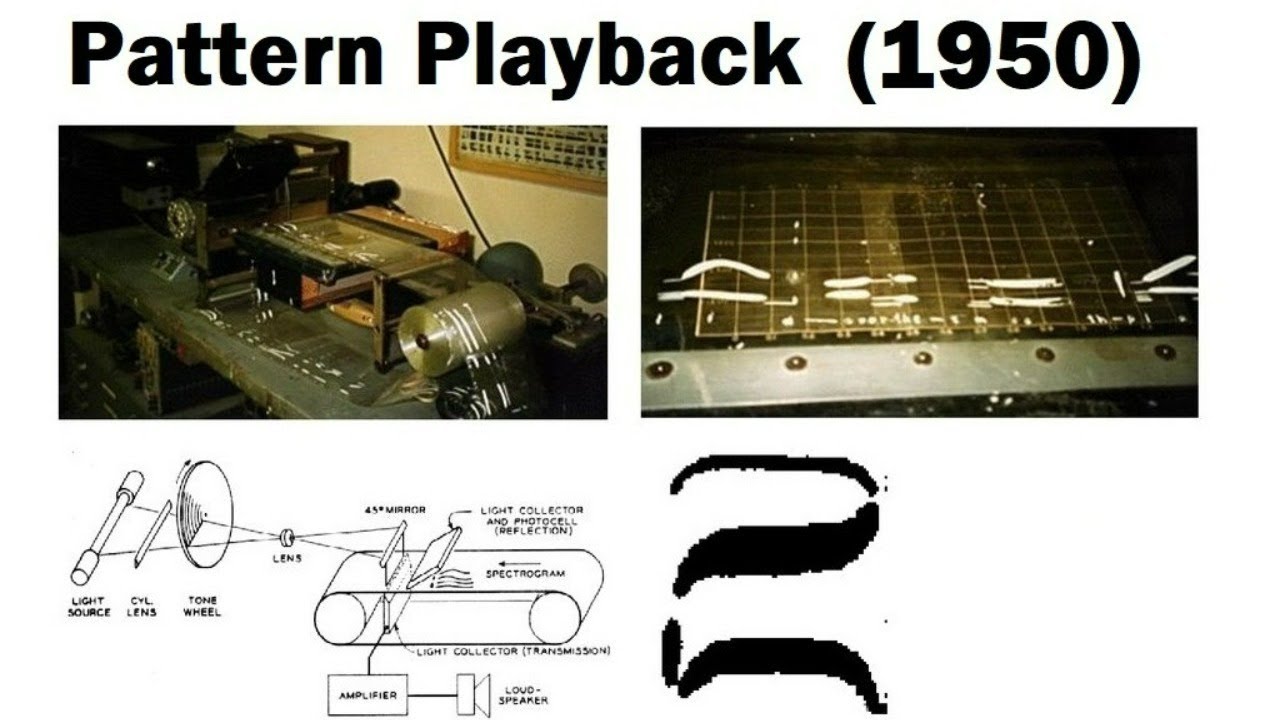 【1950 Pattern Playback Machine】 Dr Franklin S Cooper An Early Talking Device In 1950 Youtube