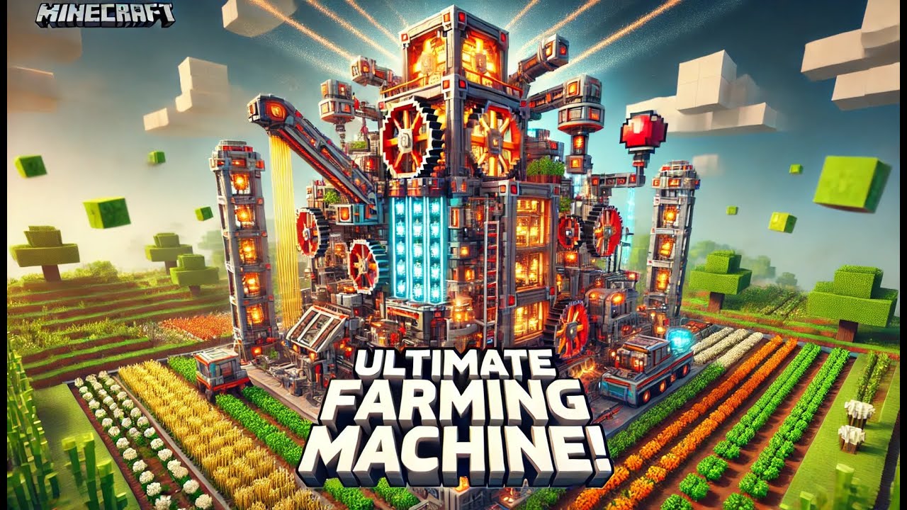 Crafting the Ultimate Farming Machine in Minecraft | You Can Join Me # ...