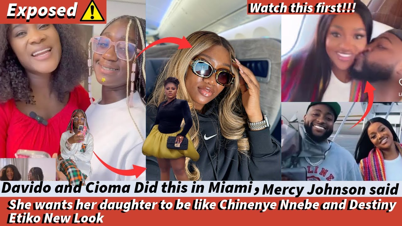 Chioma & Davido did this, Mercy Johnson Child 12 birthday, Destiny ...