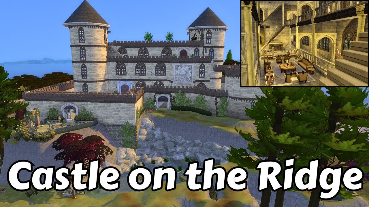 I made a massive castle using the new castle estate kit! #nocc - YouTube