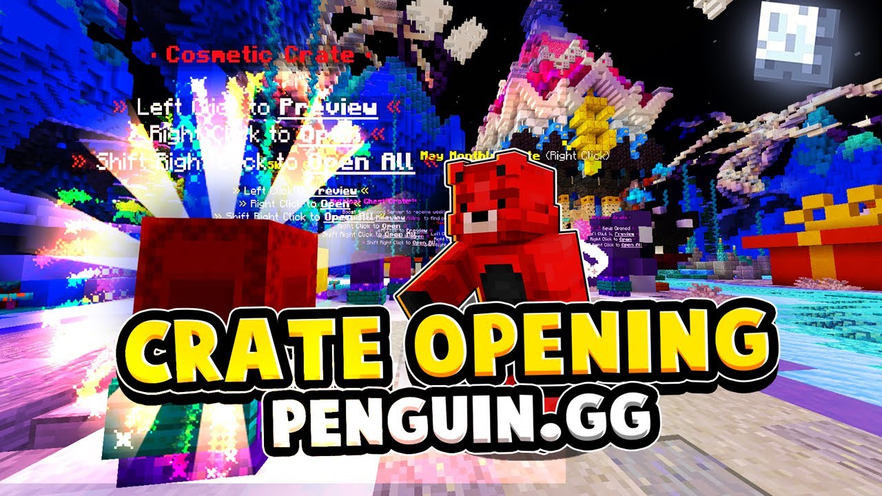 SKIN CRATE OPENING - SKYBLOCK - SEASON 4 - PENGUIN.GG - SB737 MINECRAFT ...