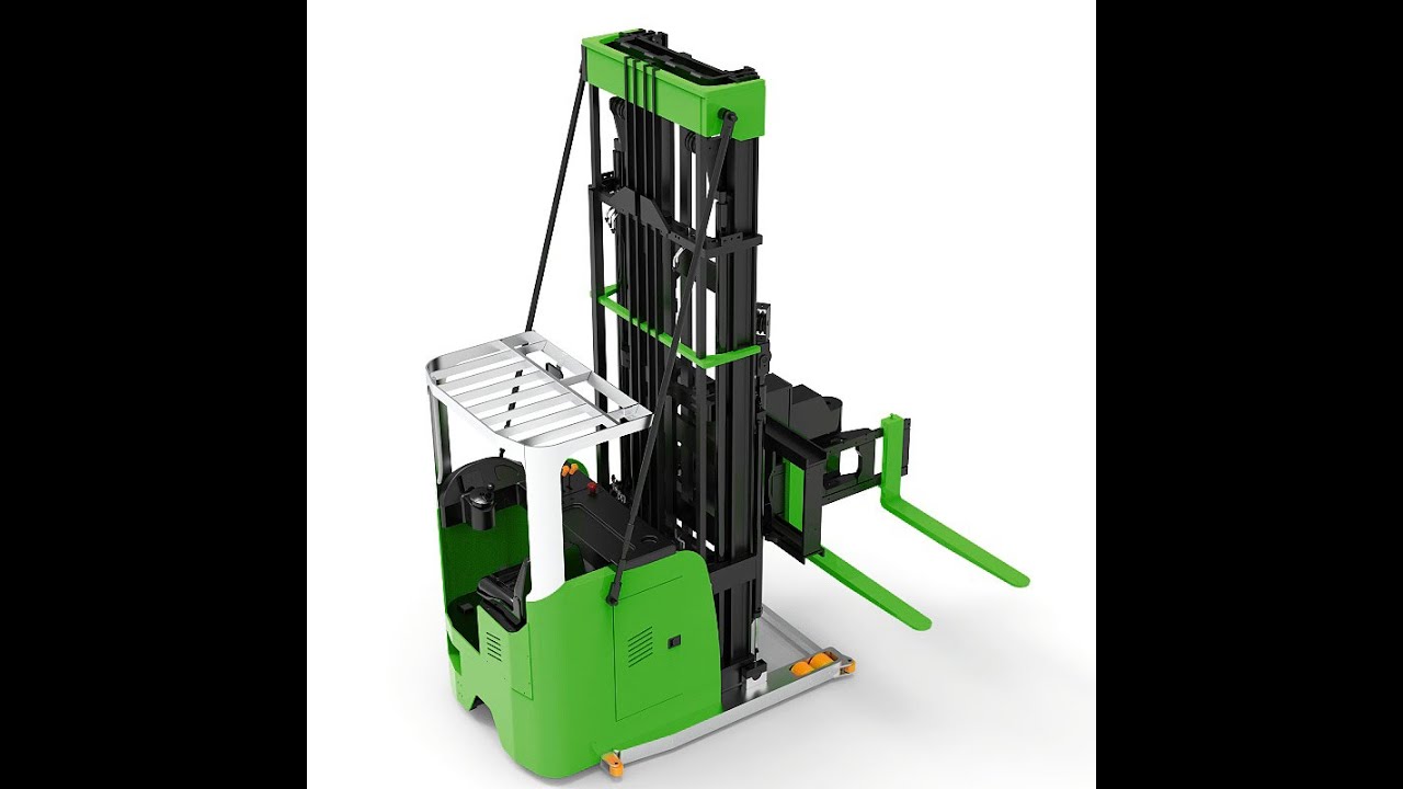 NEOlift seated 3 way pallet stacker,very narrow aisle stacker,the min ...