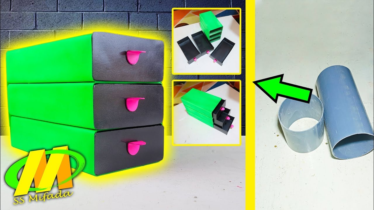 (REQUEST DARI SUBSCRIBER) - Cara membuat laci minimalis dari pipa pvc ...