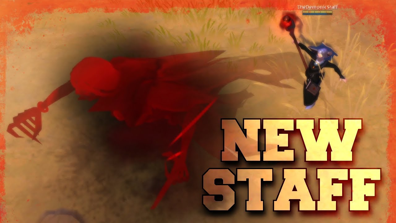 The New Demonic Staff is DARK | Build with 0 Spec | Albion Online PVP ...