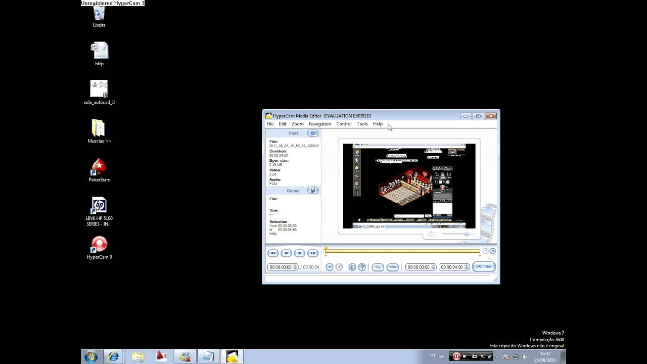 Video aula como usar HyperCam Editor - YouTube