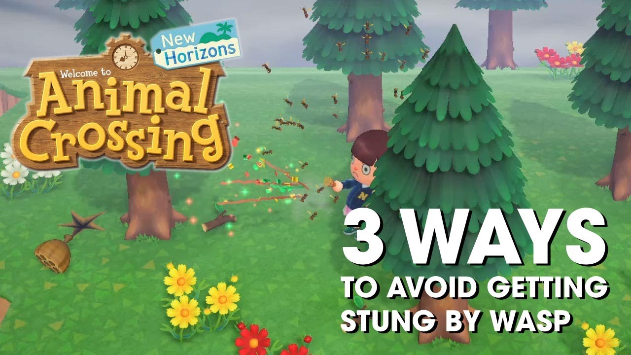 3 ways to avoid getting stung by wasp in Animal Crossing! - YouTube
