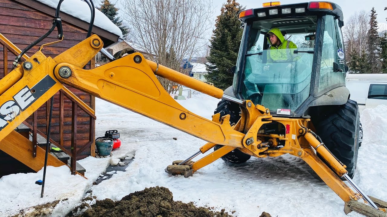 CASE 580 SM Backhoe | Emergency Repair - YouTube