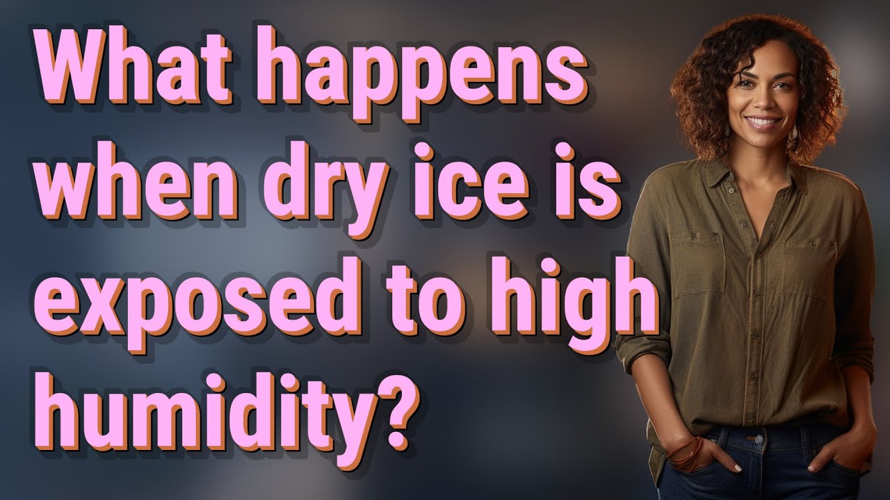 What happens when dry ice is exposed to high humidity? - YouTube