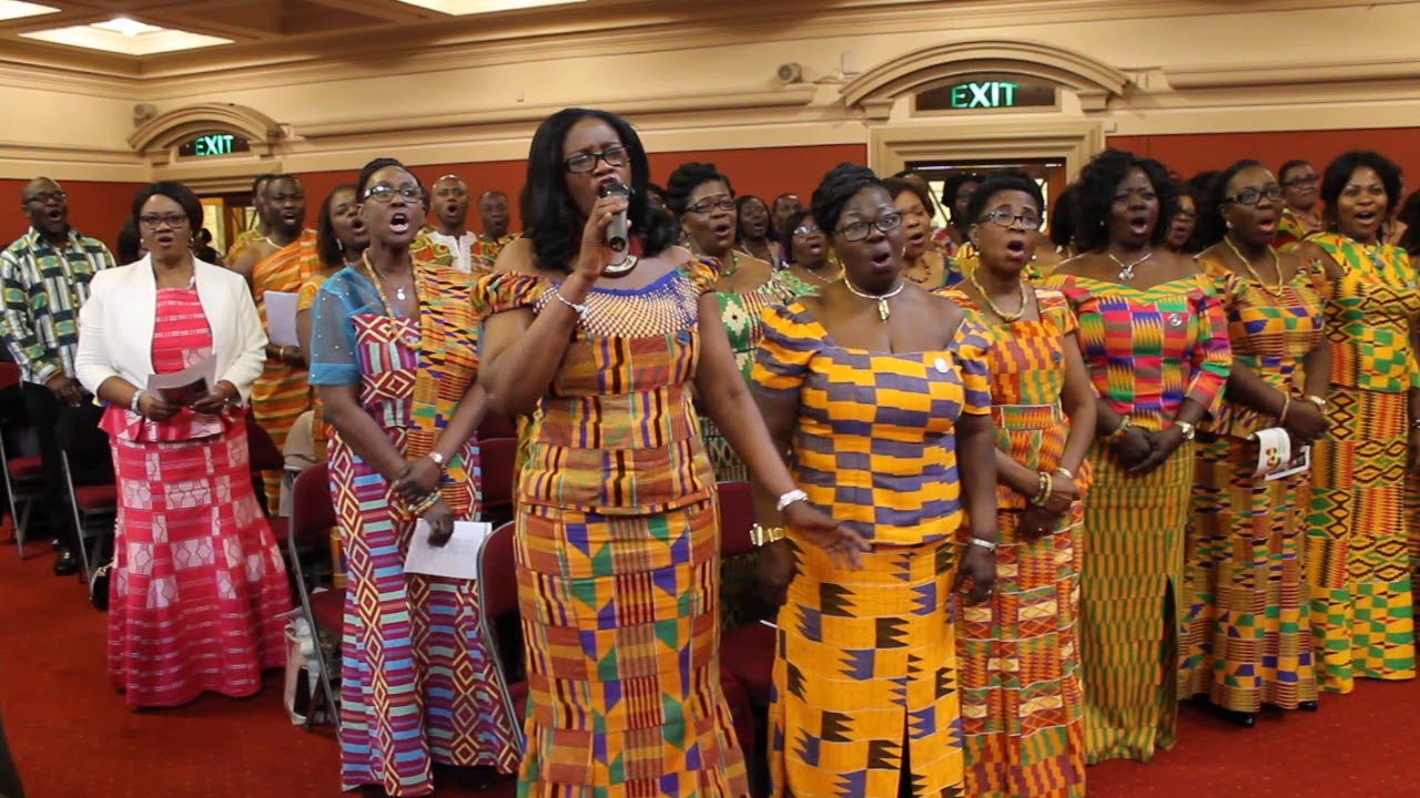 Mass Choir @ Ghana's 61 Independence Service at Methodist Central Hall ...