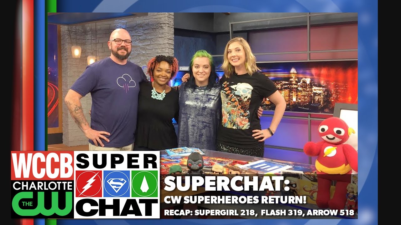 SUPER CHAT: CW Superheroes Return - YouTube