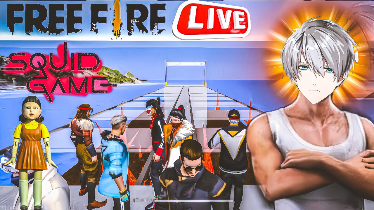 Free Fire Live Stream (Squid Game Challenge In Free Fire) - YouTube
