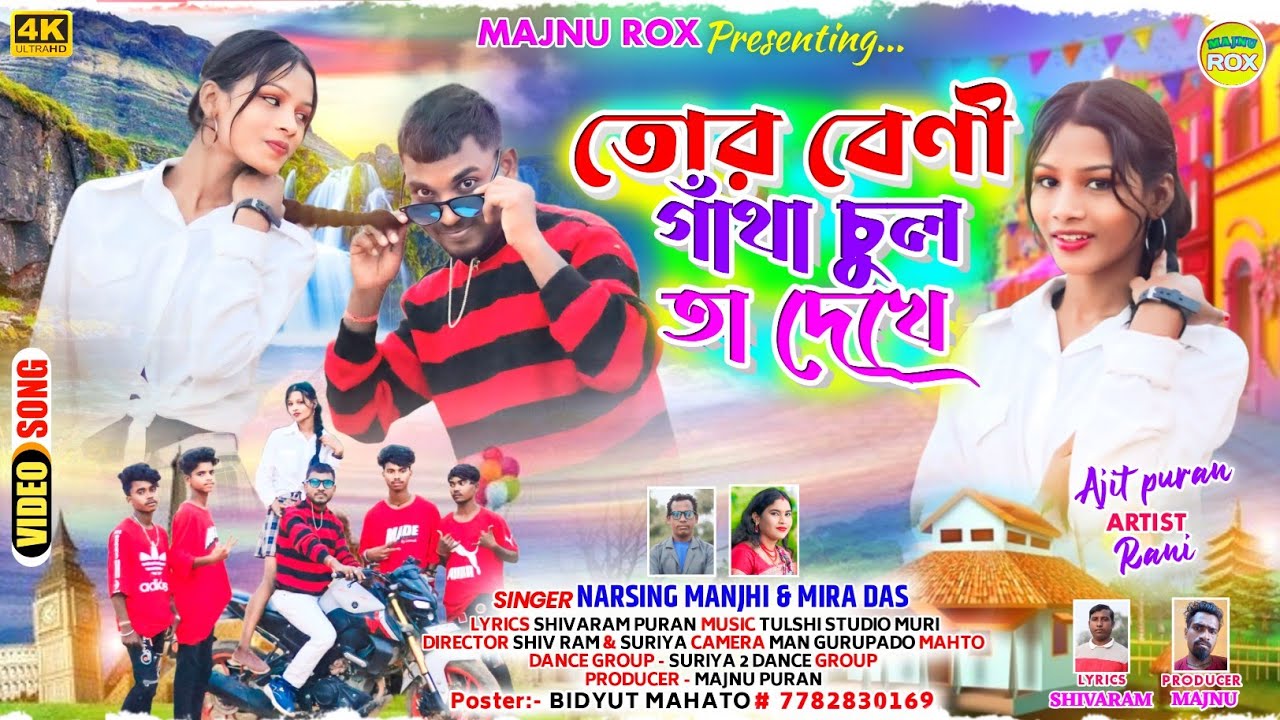 তোর বেণী গাঁথা চুল তা দেখে l Singer - Narsing Manjhi& Mira Das| Cast ...