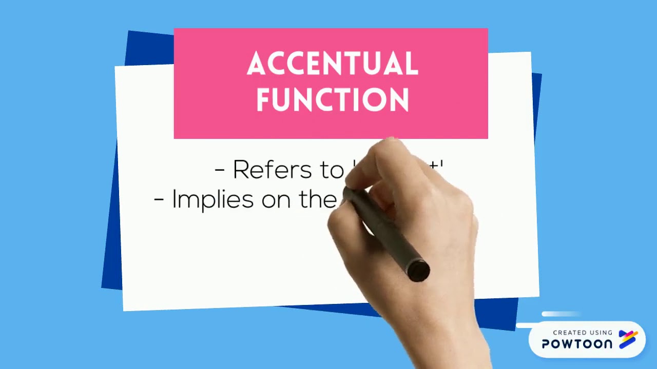 Accentual Function of Intonation - YouTube