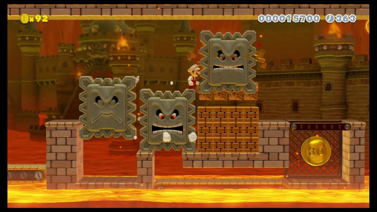 Eric's Super Mario Maker 2 Levels: Meowser's Stronghold: Part 1 - YouTube