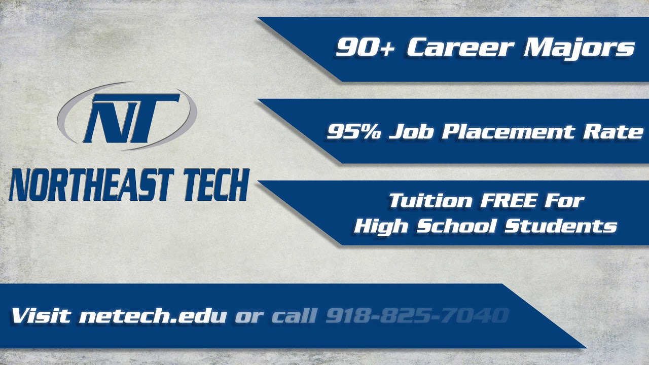 Northeast Tech - Visit netech.edu for more details - YouTube