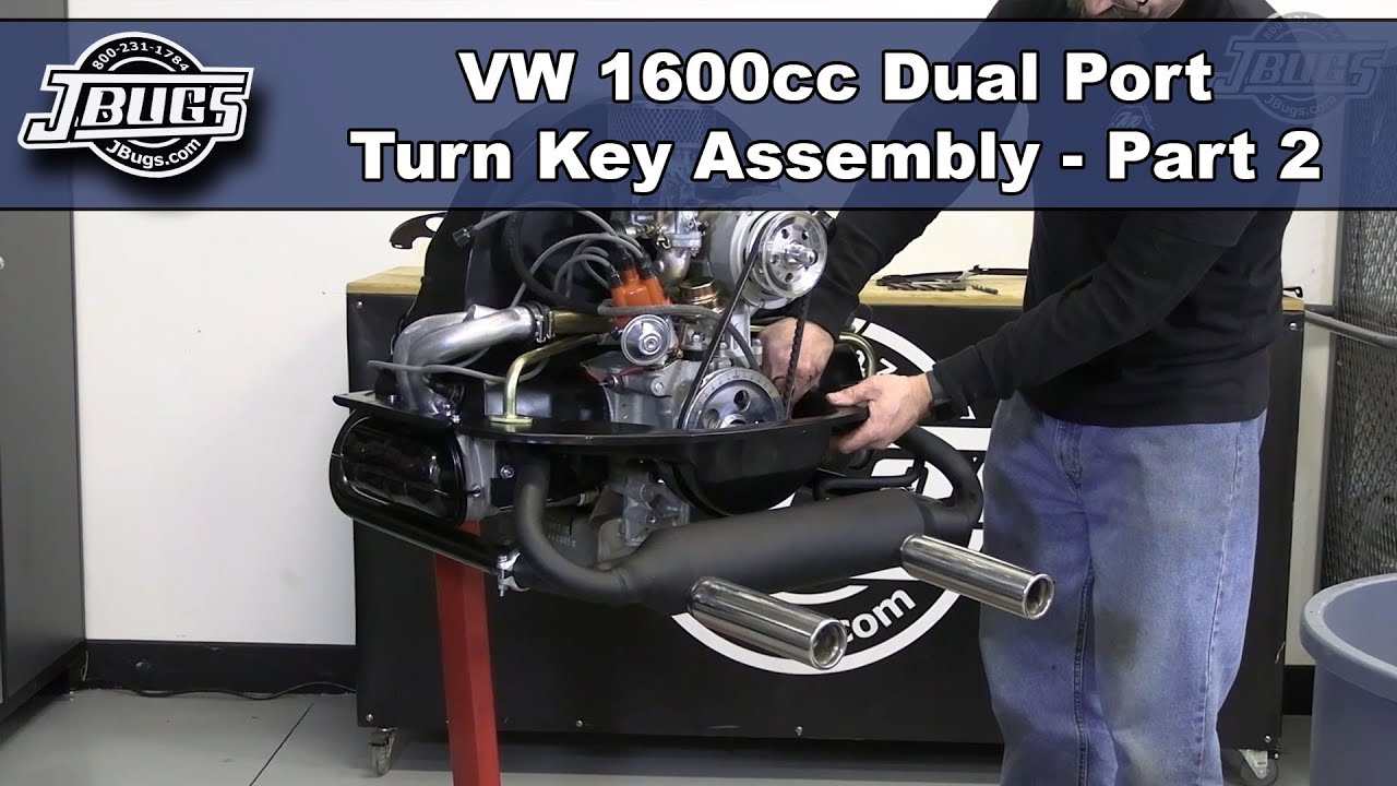 JBugs - VW 1600cc Dual Port - Turn Key Assembly - Part 2 - YouTube