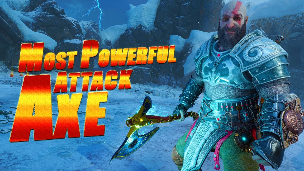 Most Powerful AXE Attack 😲 God Of War Ragnarok - YouTube