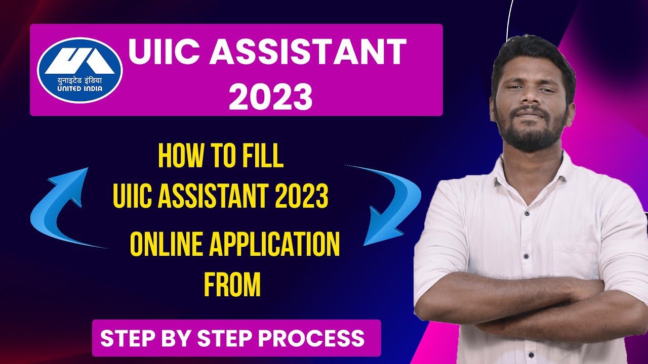 HOW TO APPLY UIIC ASSISTANT 2023 EXAM | UIIC APPLY ONLINE | LIVE DEMO ...