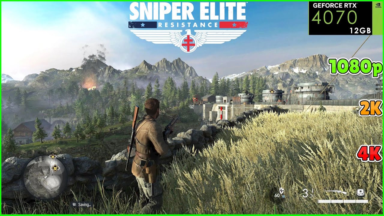 Sniper Elite Resistance pc : RTX 4070 - performance test ultra high ...