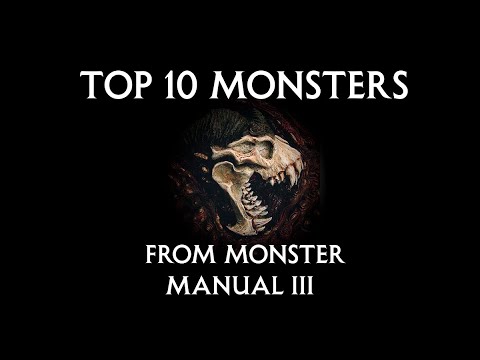 D&D 3.5 -- Top 10 Monsters from Monster Manual III - YouTube
