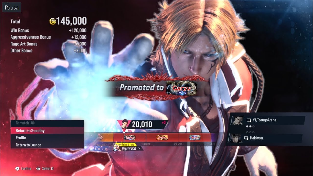Tekken 8 - Edward Elric (Claudio) - Ranked Session 7 - Reaching GARYU ...