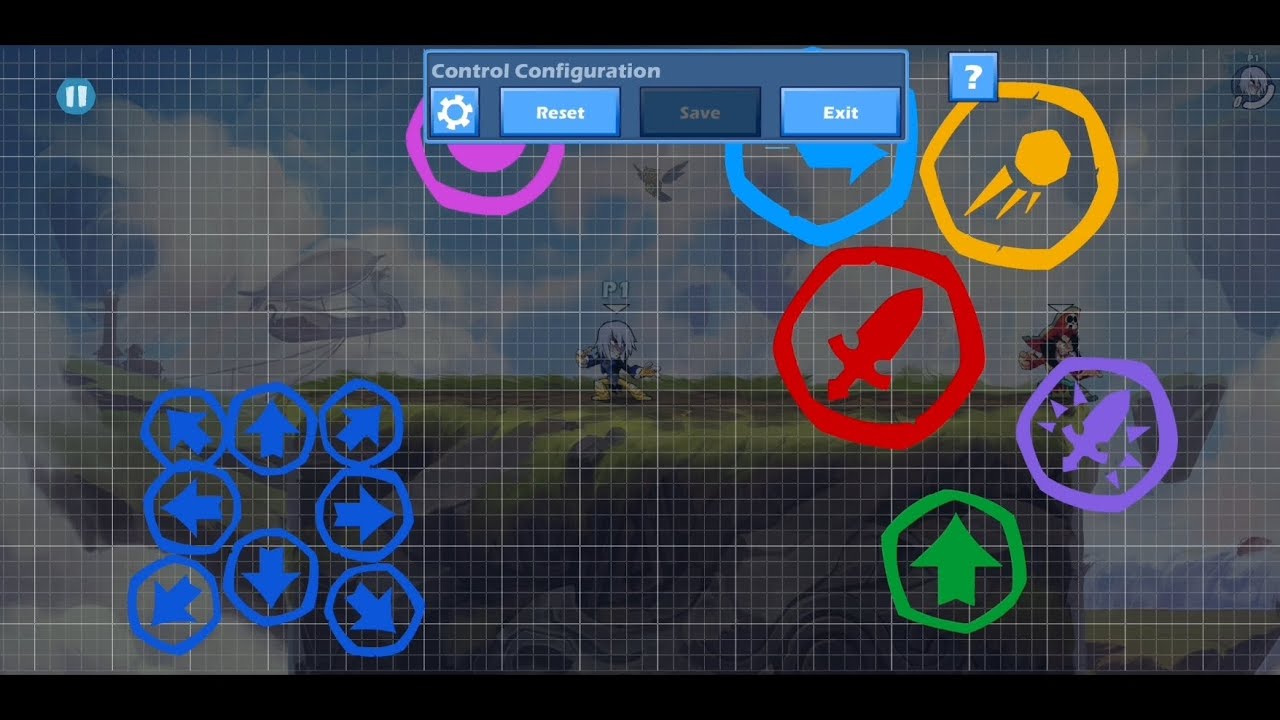 my control and gameplay😊. brawlhalla mobile - YouTube