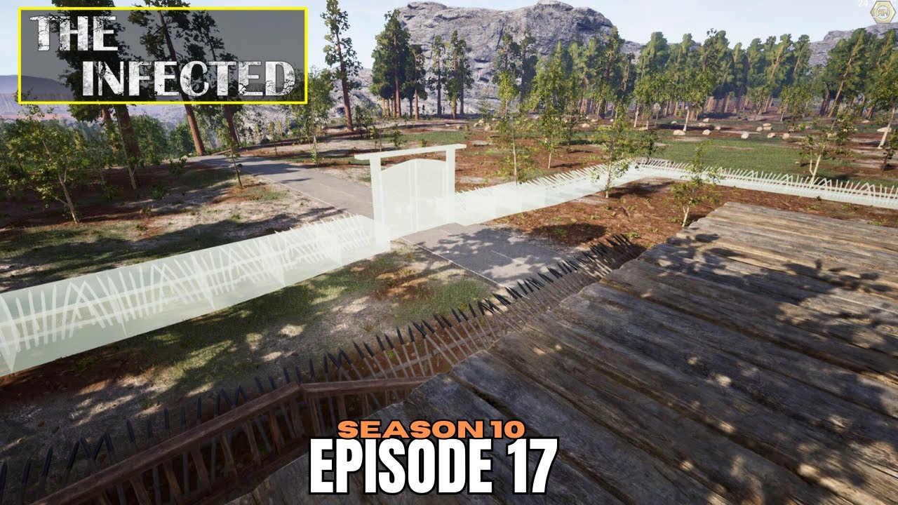 Laying Out The Perimeter Wall! The Infected Gameplay [S10E17] - YouTube
