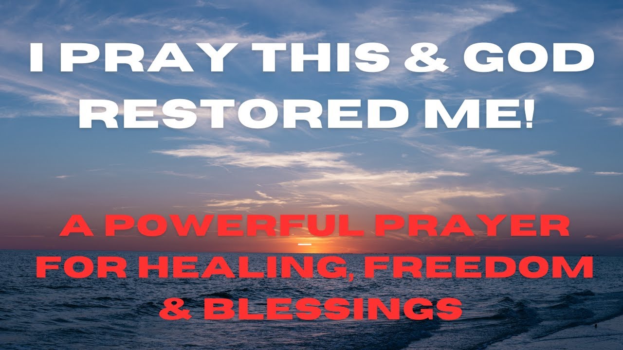 A Powerful Prayer for Healing, Freedom & Blessings 🙏 #shorts - YouTube