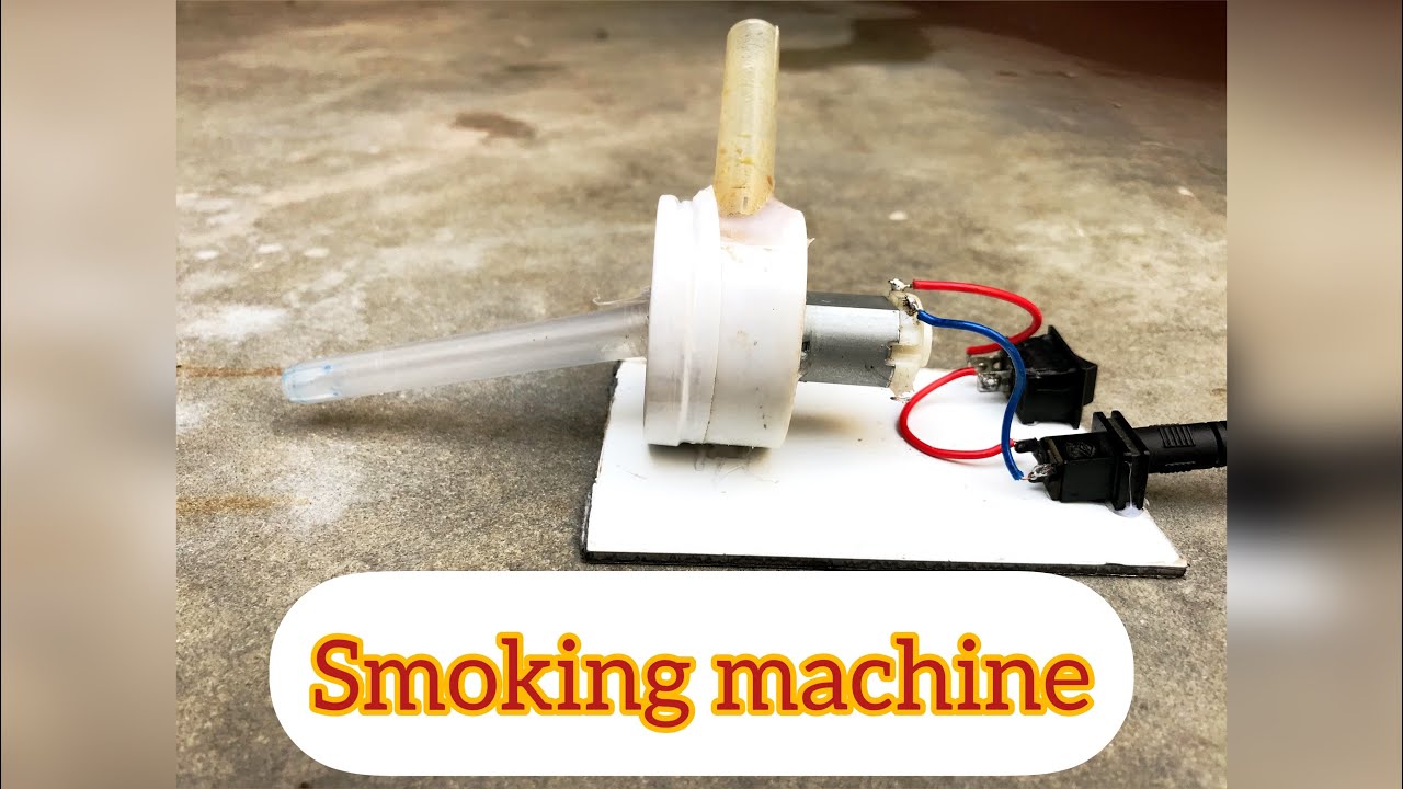 See How To Make A Machine That Blows Smoke! - YouTube