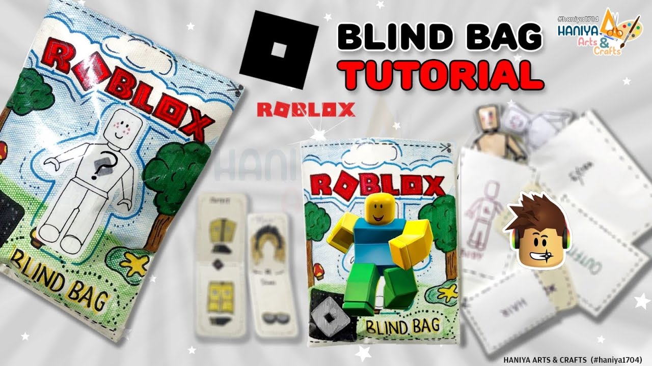 Blind Bag paper Roblox 💕 ASMR / Satisfying opening blind bag / Paper ...