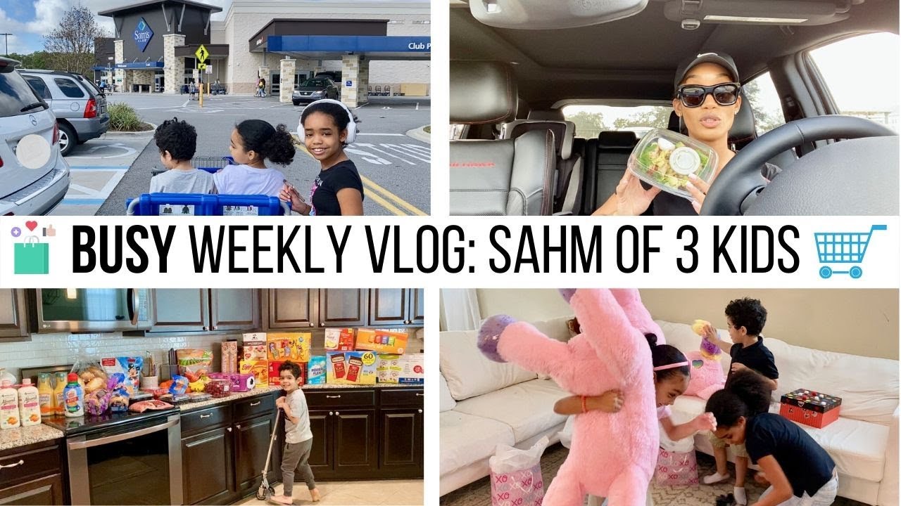 BUSY WEEKLY VLOG // STAY AT HOME MOM OF 3 // Jessica Tull - YouTube