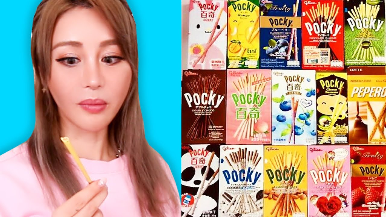 I Tried 15 Rarest Pocky Flavors - YouTube