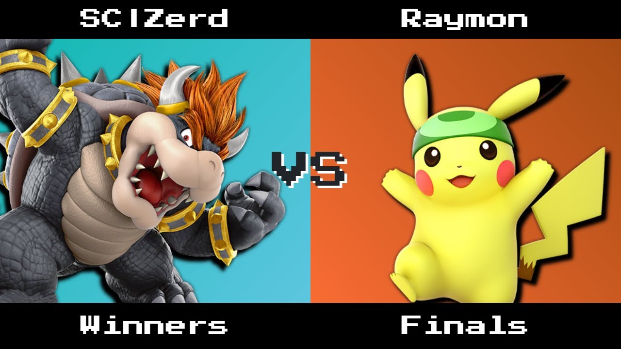 SmashBall #11 Zerd (Bowser,Yoshi) VS Raymon (Pikachu) - YouTube