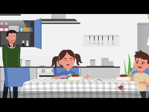 Einkaufen bei Tante-M erklärt mit Untertiteln