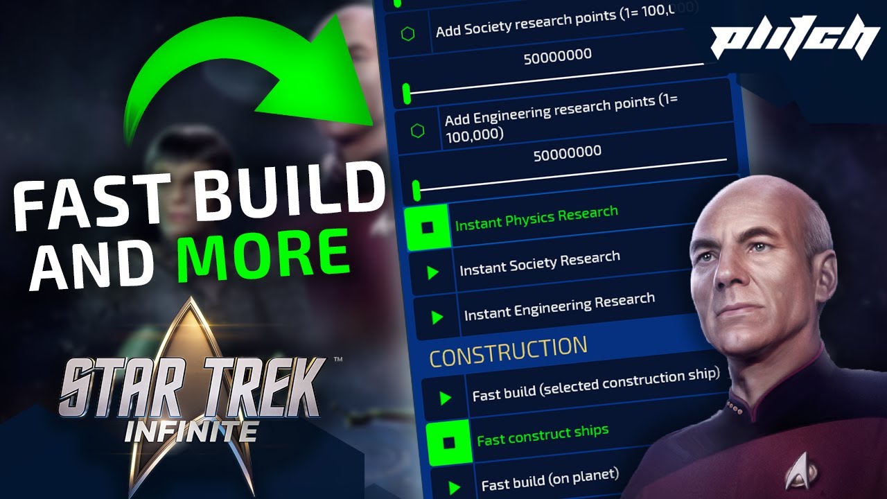 🌌STAR TREK: INFINITE Cheats🌌: FAST BUILD, ADD DEUTERIUM, ADD ENGERY ...