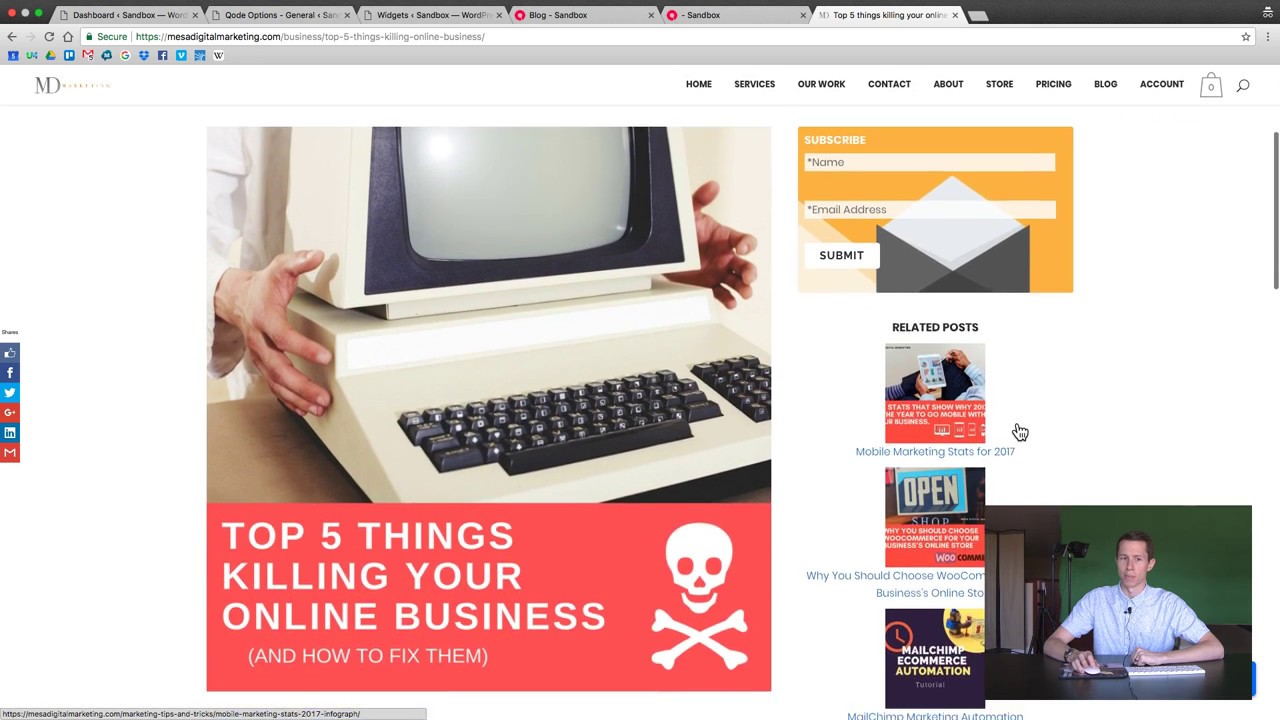 How to Create and Add a Sidebar Widget for a WordPress Website - YouTube