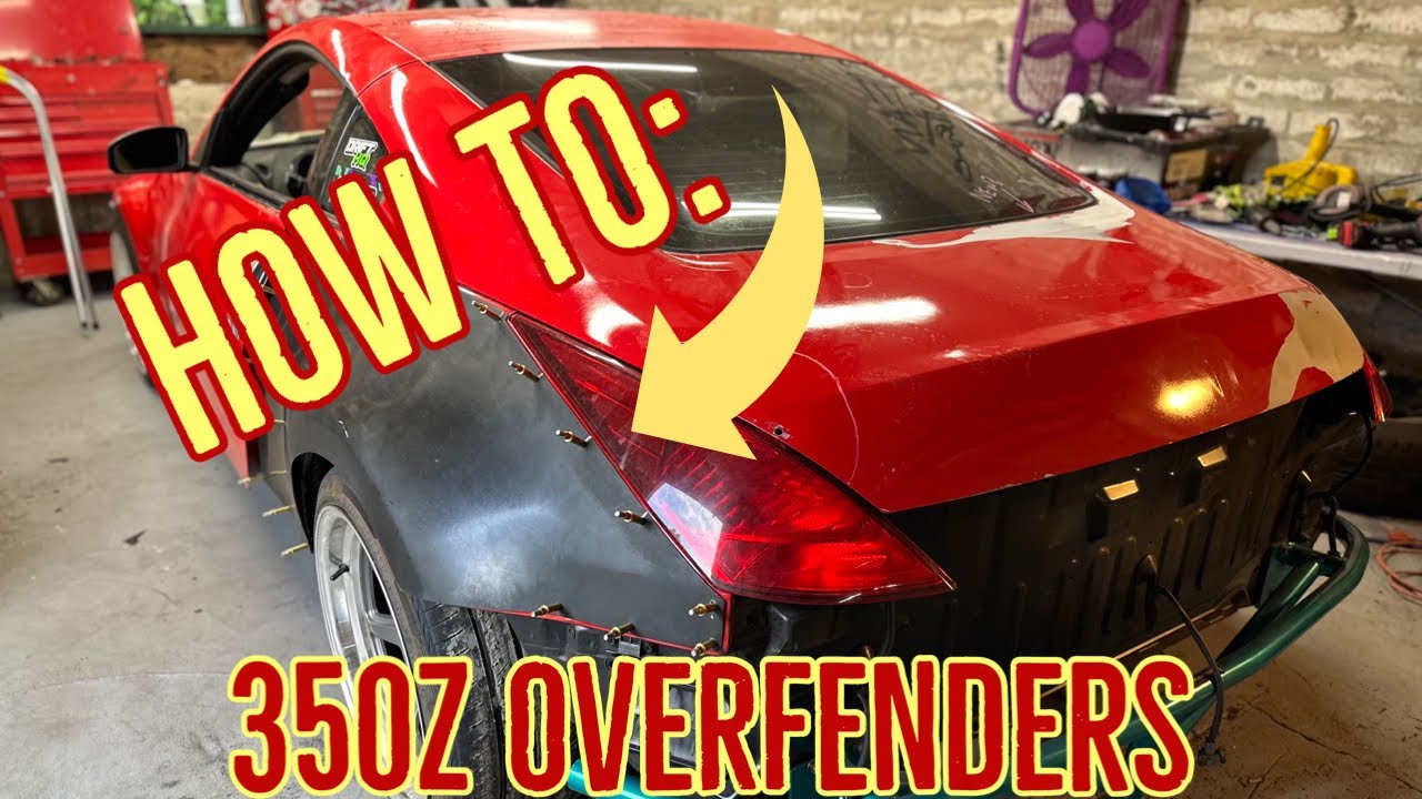 Installing 350z over fenders…Will I finish this in time to drift the LZ ...