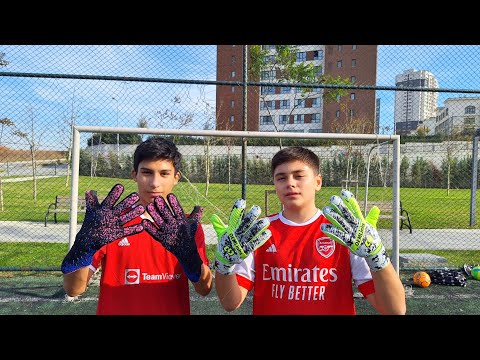 En Pahalı ve En Ucuz kaleci eldivenleri test ettik - Emir Futbol vlog 